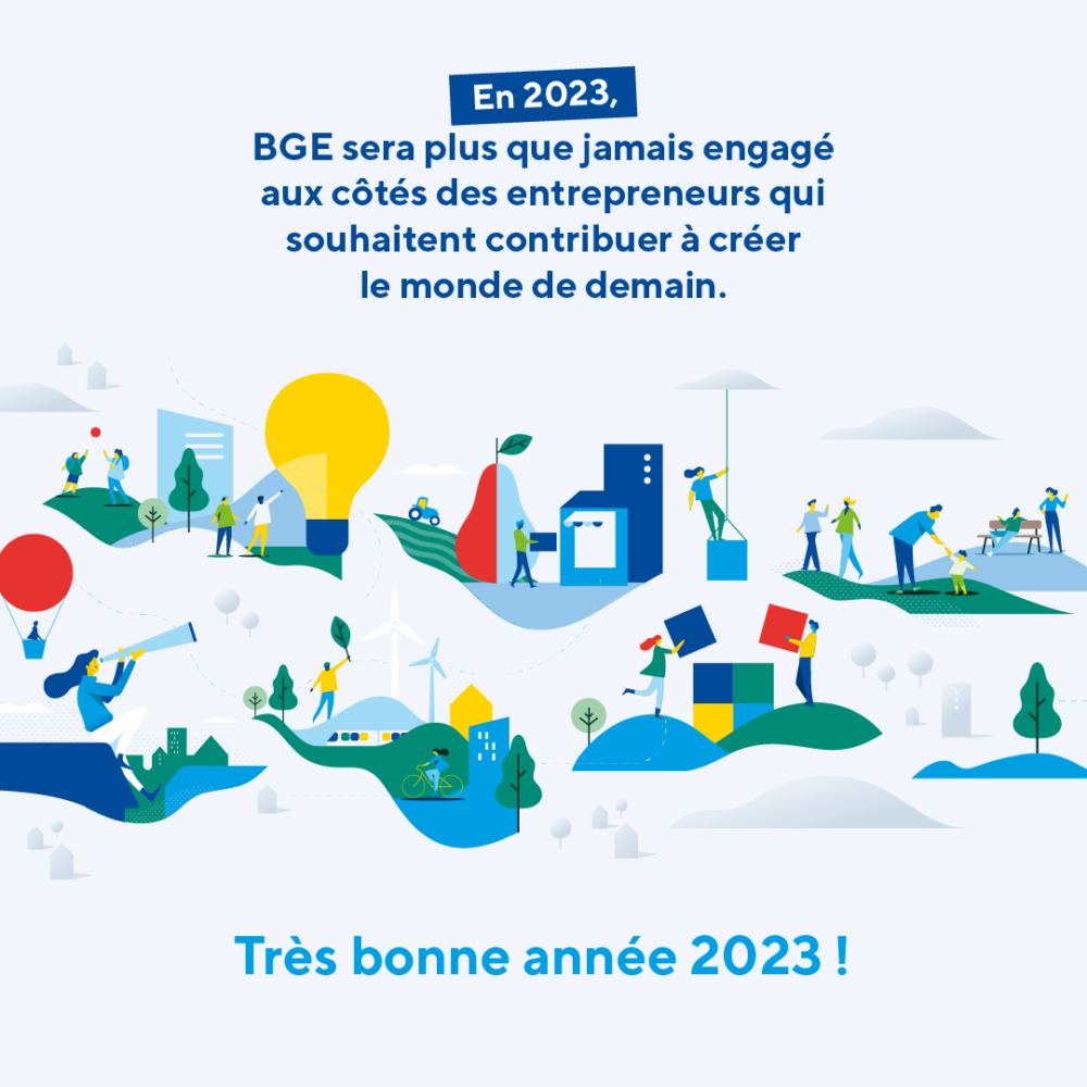 Meilleurs voeux de BGE ! - BGE Appui aux entrepreneurs